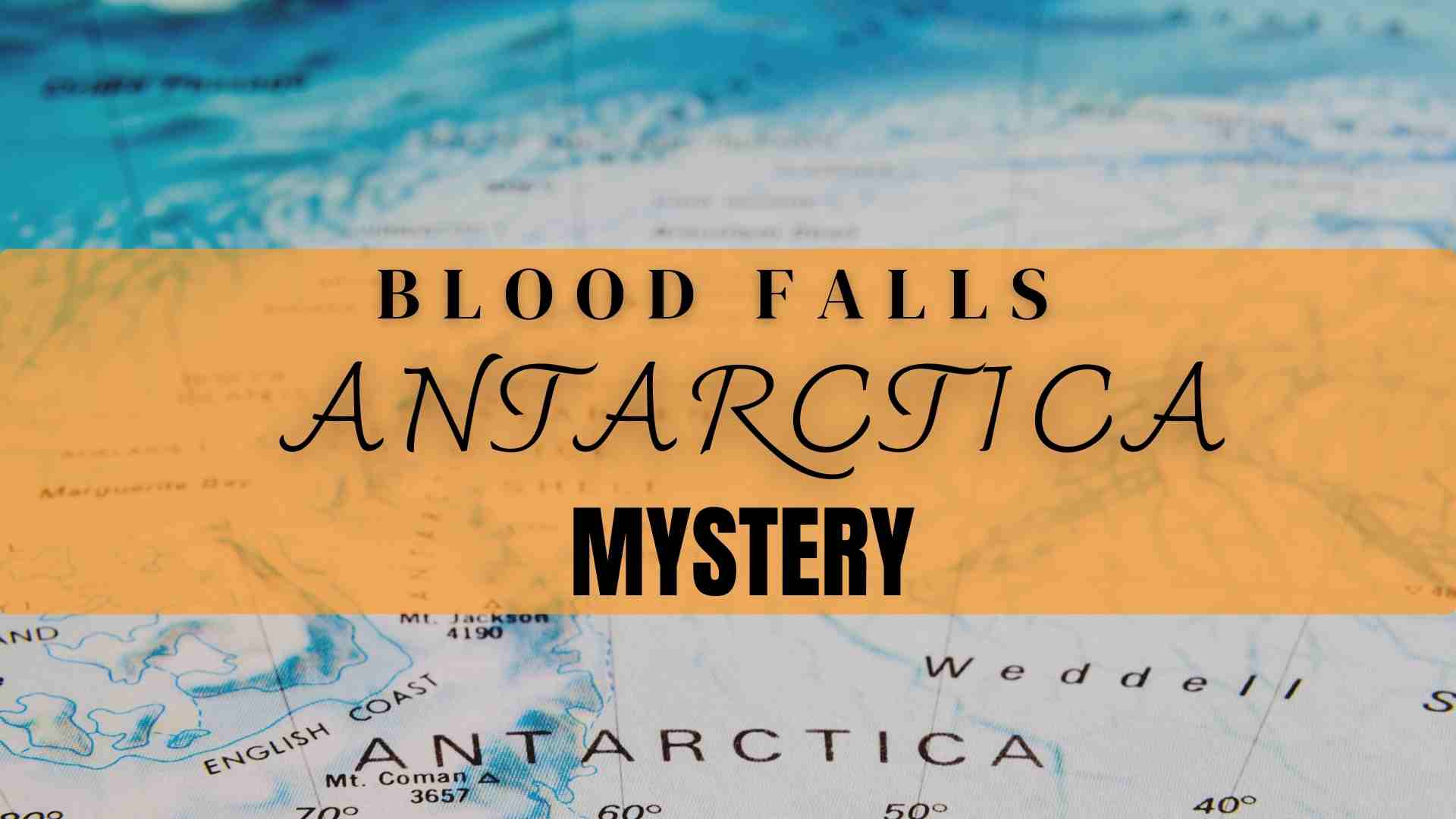 ไขความลับกับธารน้ำแข็งสีเลือด (Blood Falls) แห่งขั้วโลกใต้ที่ทวีปแอนตา ...